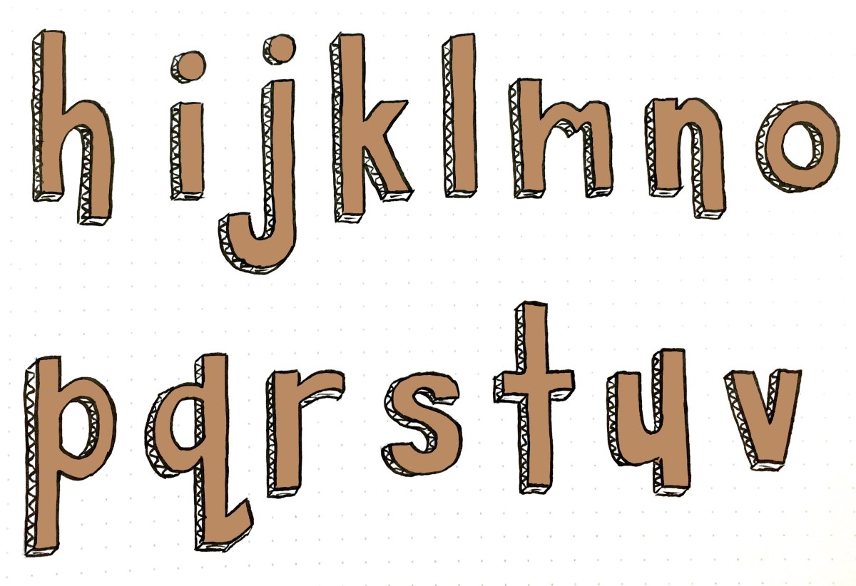 The 30-day Typography Challenge, Part 1 – Barb Makes Things